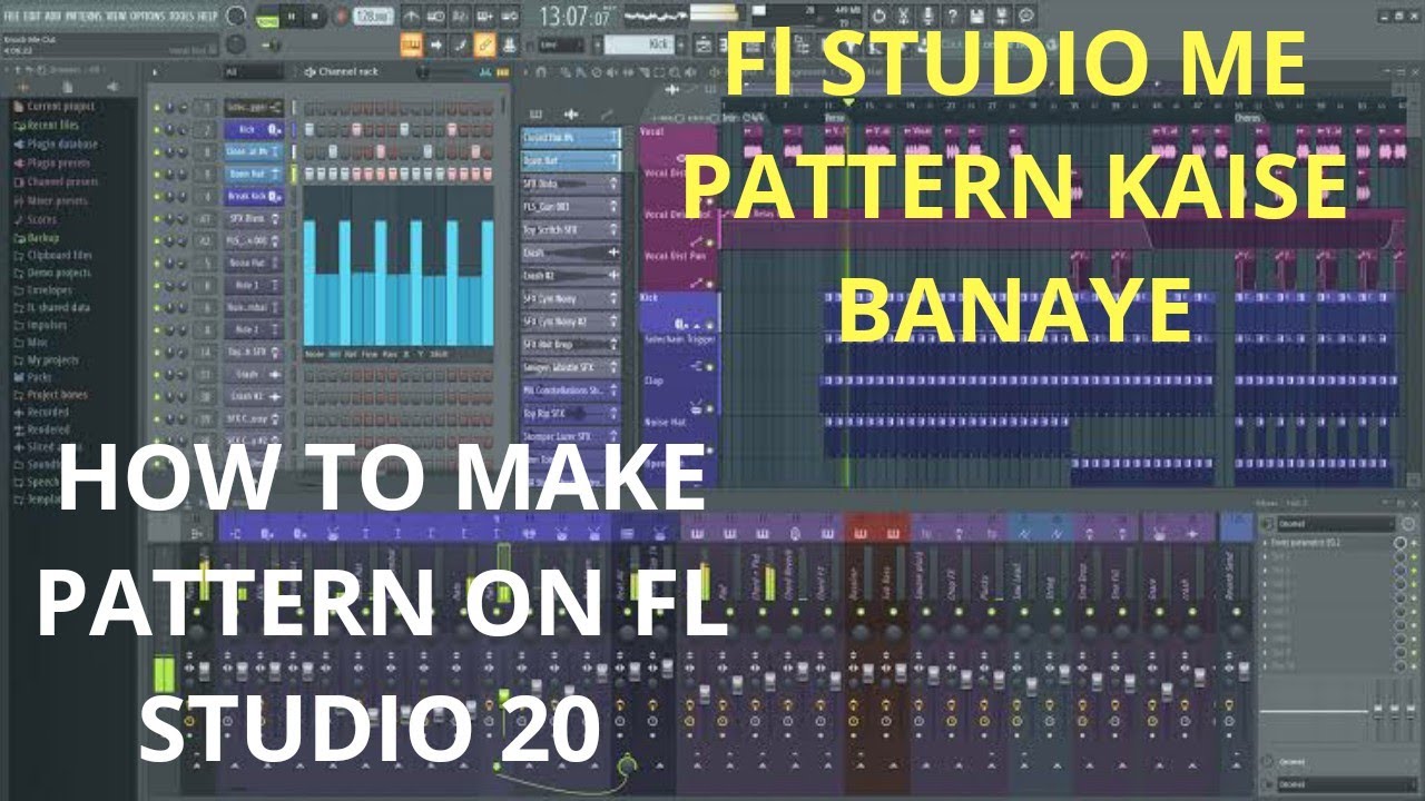 How to make pattern on fl studio 20 || exagear window emulator ...