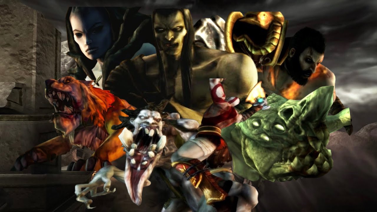 God of War Ghost of Sparta All Bosses (God Mode, No Damage) - YouTube