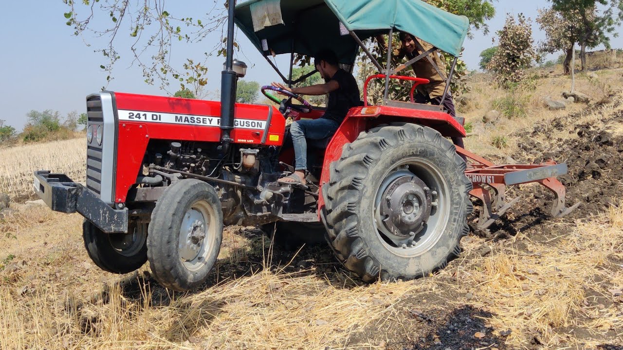 Massey Ferguson 241 di 42 hp with tota panja||tractor video ...