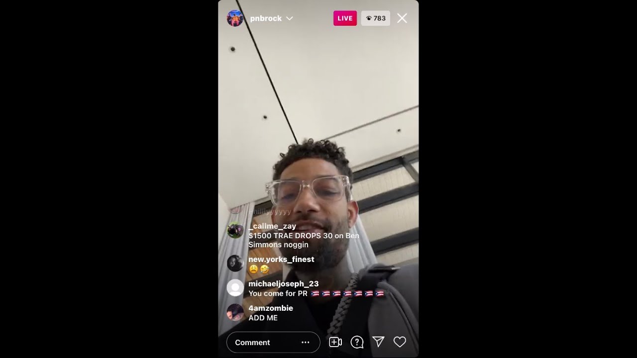 PnB Rock Instagram Live. 6/18/21 - YouTube