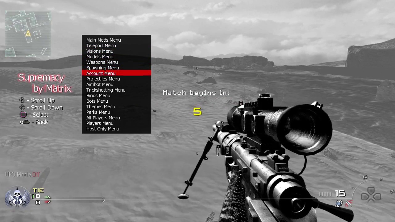 MW2 Supremacy V5.2 1.14 SPRX Non-Host / Pre-Game [PS3] - YouTube