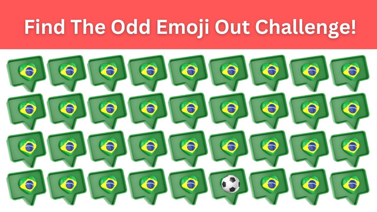 Find The Odd Emoji Out Challenge Can You Beat the Clock - YouTube