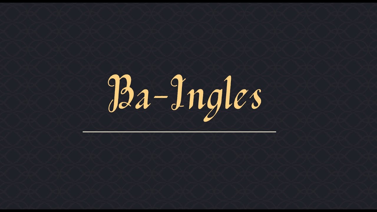 BA-INGLES Tutorial - YouTube