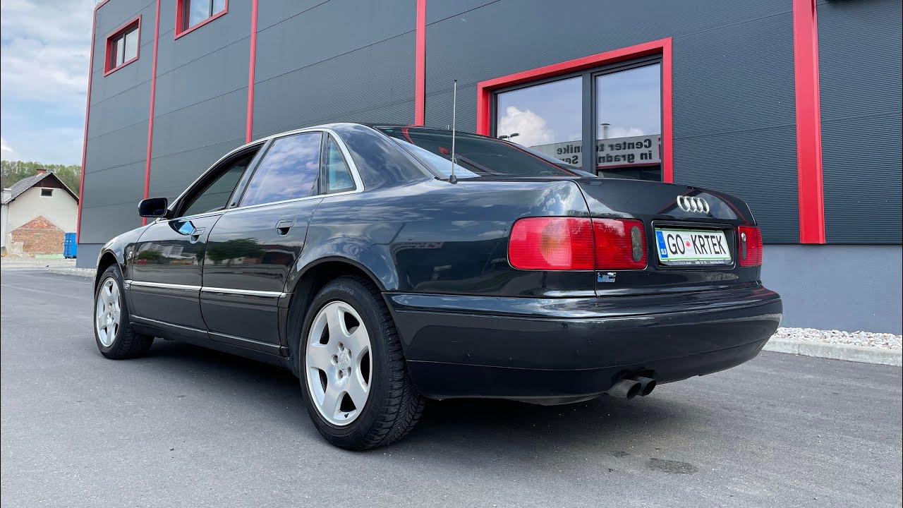 Audi A8 D2 3.7 sound with original exhaust - YouTube