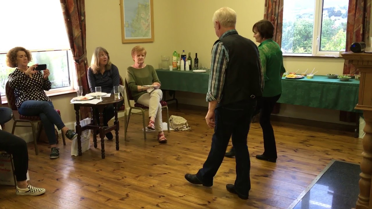 Eileen and Frank Sweeney demonstrating the art of Irish Dancing - YouTube