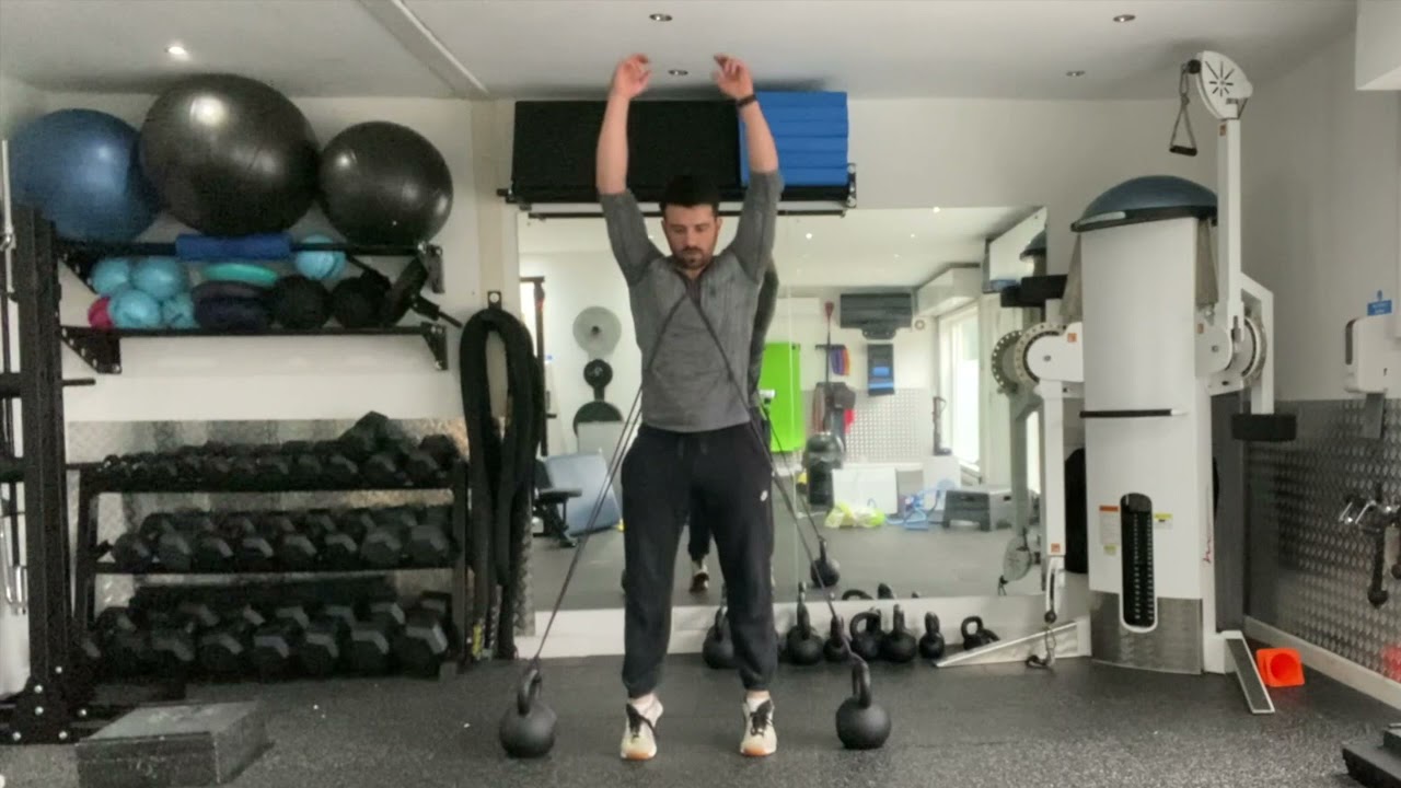 Band Resisted Vertical Jump - YouTube