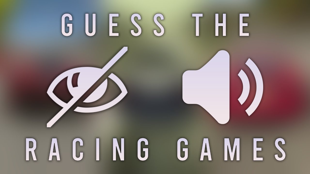 20 Racing Games / 20 Sounds - The Ultimate Racing Game Sound Quiz - YouTube