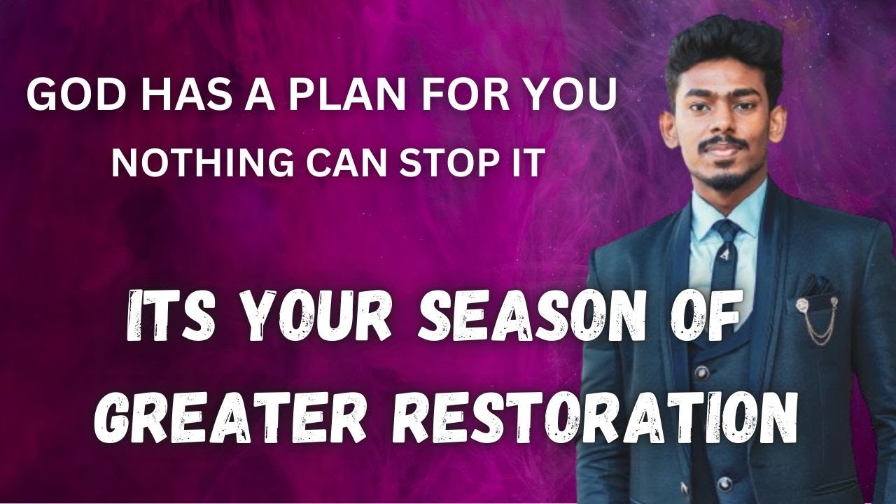 GREATER RESTORATION || PROPHETIC WORD || BY MERVIN JOSEPH #restoration ...