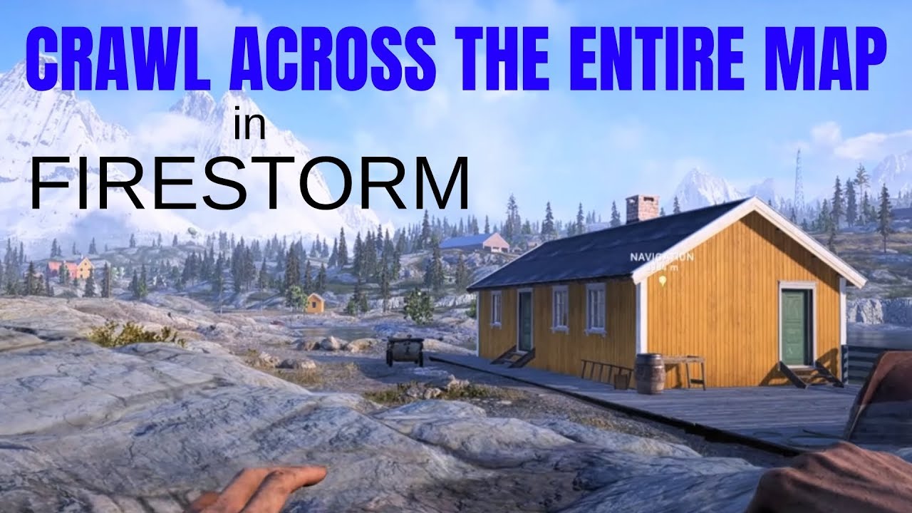 HOW BIG IS THE MAP in Battlefield V Firestorm? Crawl Across the Map ...