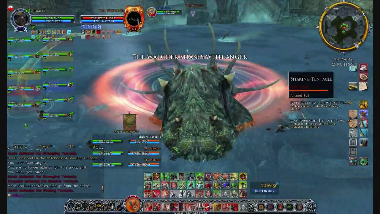 LOTRO Watcher Killed in 13:50 - YouTube