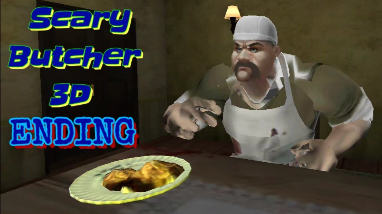 Scary Butcher 3D Part 2 Ending - YouTube