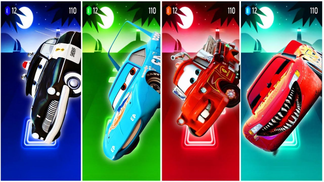Mater 🆚Evil Lightning McQueen ⚡🆚 Cars Mater Exe 🆚 Lightning McQueen 95⚡ ...