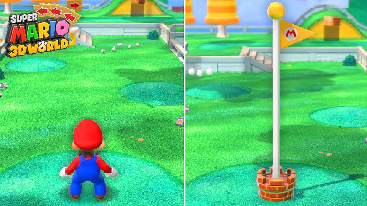 What if you play Super Mario 3D World backwards? - World 1 Walkthrough ...