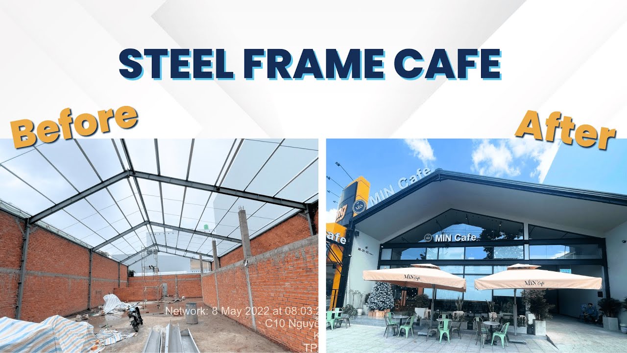 THE STEEL FRAME CAFE WHEN COMPLETED WILL LOOK LIKE? - YouTube