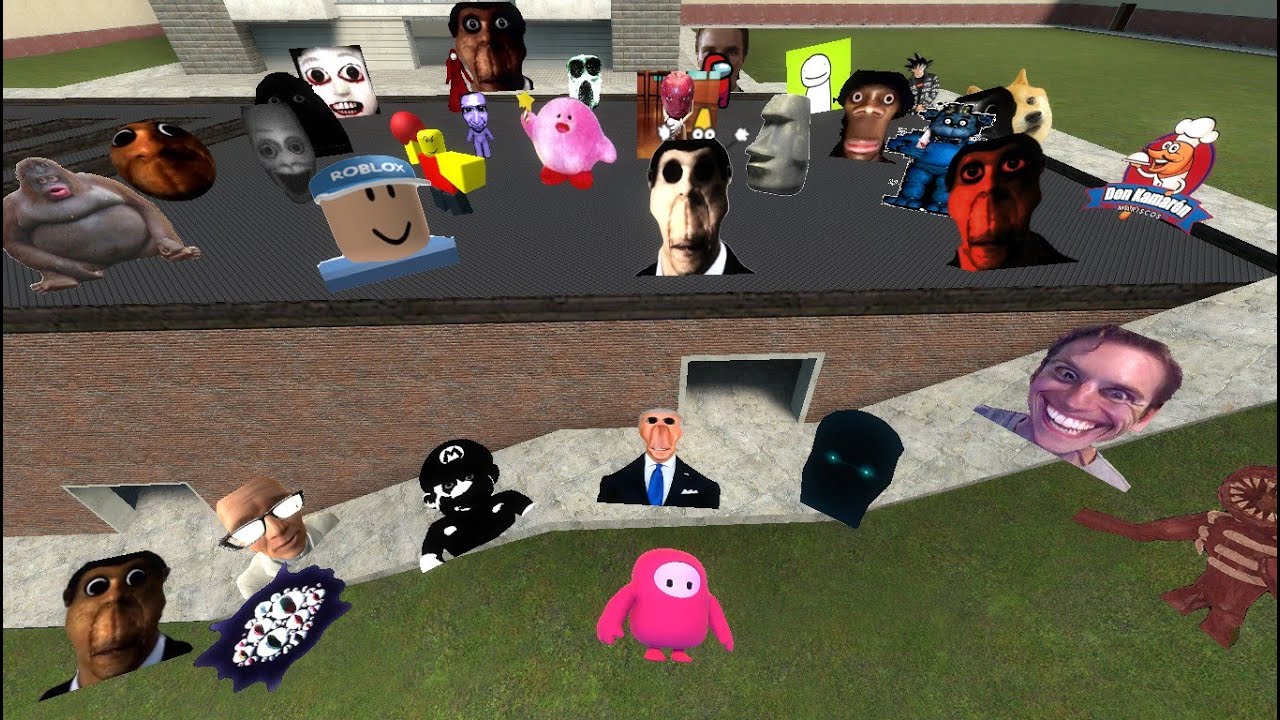 ALL FULL NICO'S NEXTBOT, 2D NEXTBOTS, OBUNGA NETBOT NEW UPDATE In Garry ...