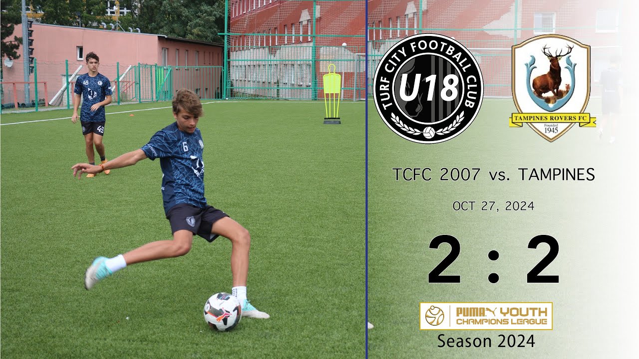 TCFC 2007 vs. Tampines YCL 27-Oct-2024 - YouTube