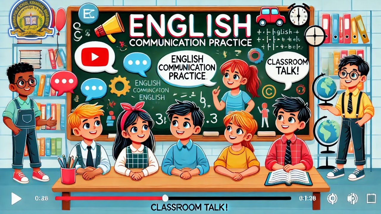 🗣️Students Practicing English Communication Engaging Classroom ...