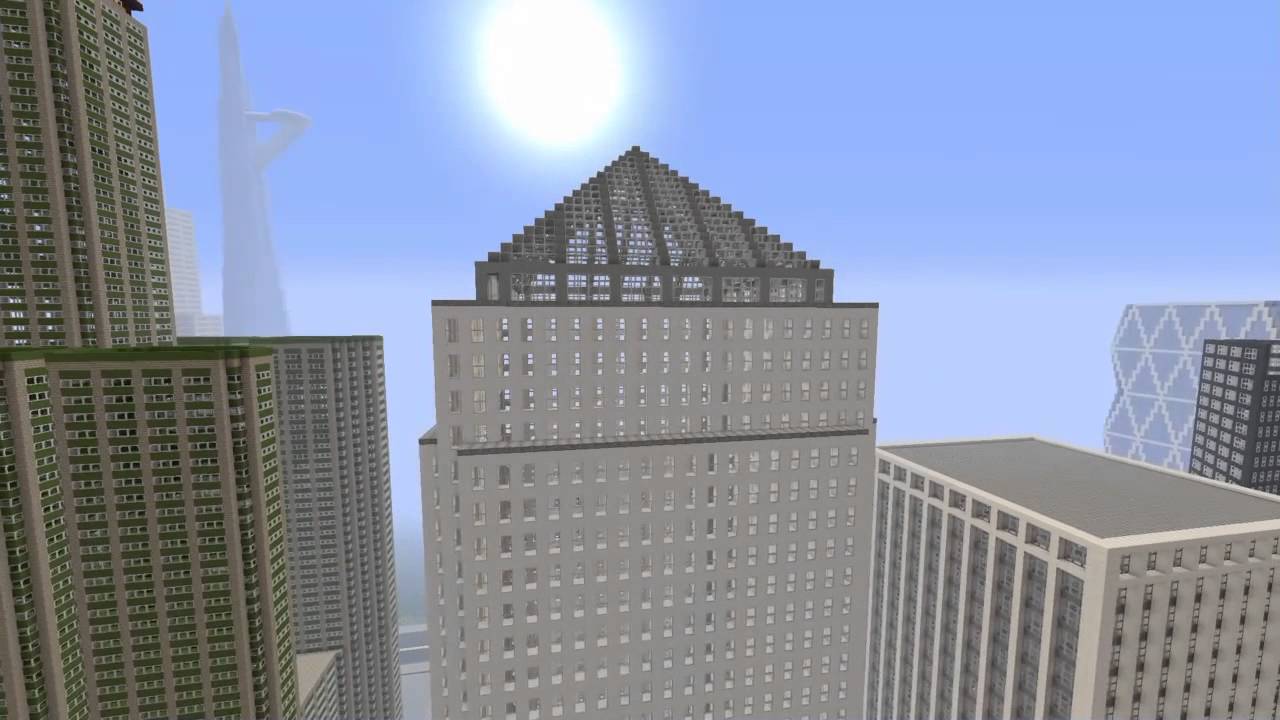 Minecraft: One Canada Square: United Kingdom - YouTube