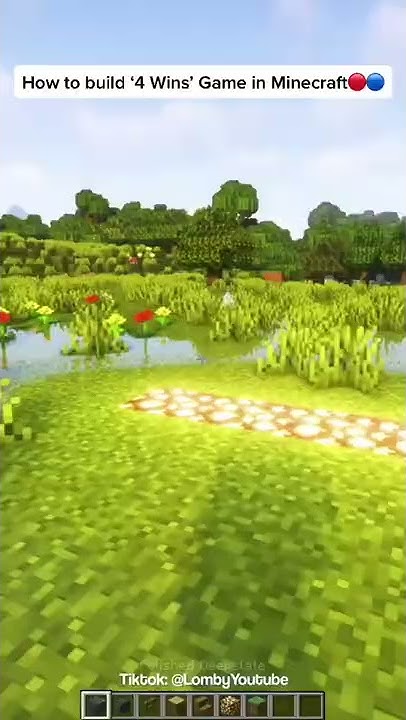 Minecraft: Connect 4 Mini Game | #shorts - YouTube