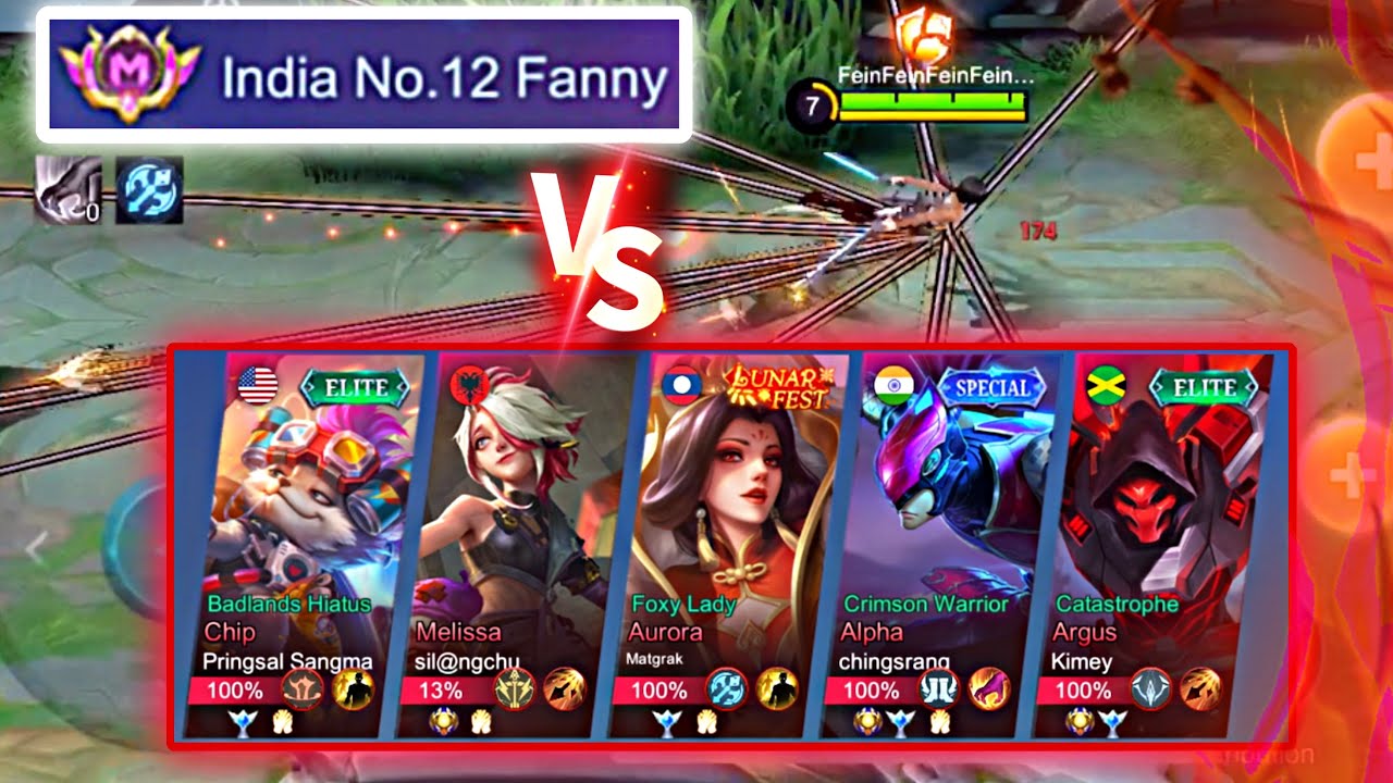 MCL WINNERS VS INDIA NO.12 FANNY | Fanny freestyle gameplay #mlbb # ...