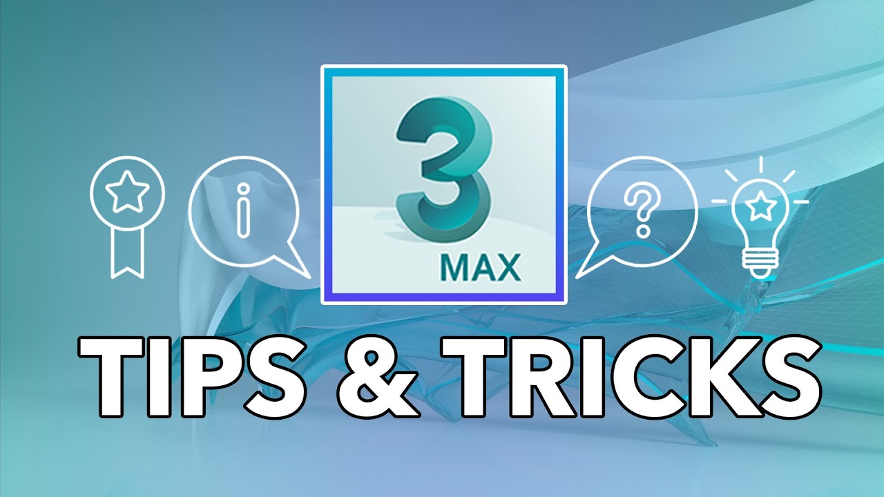 3DS Max Tricks and Tips For make Work Faster Tutorials - YouTube