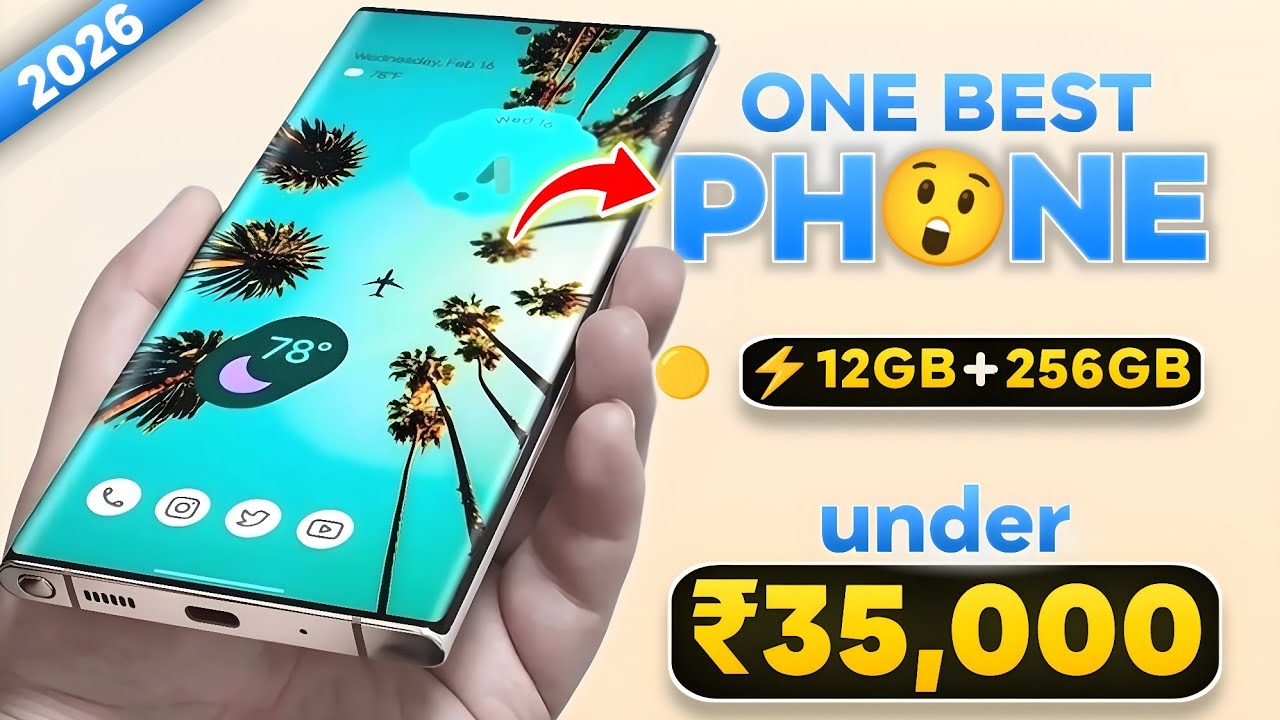 TOP 5 Best Allrounder PHONES under 35000 in January 2026 | Best Phone ...