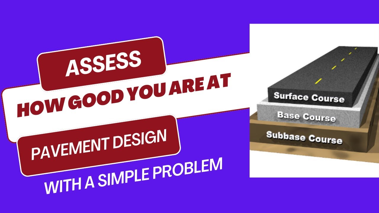 PAVEMENT DESIGN REAL WORLD SIMPLE CASE & HACKATHON - YouTube