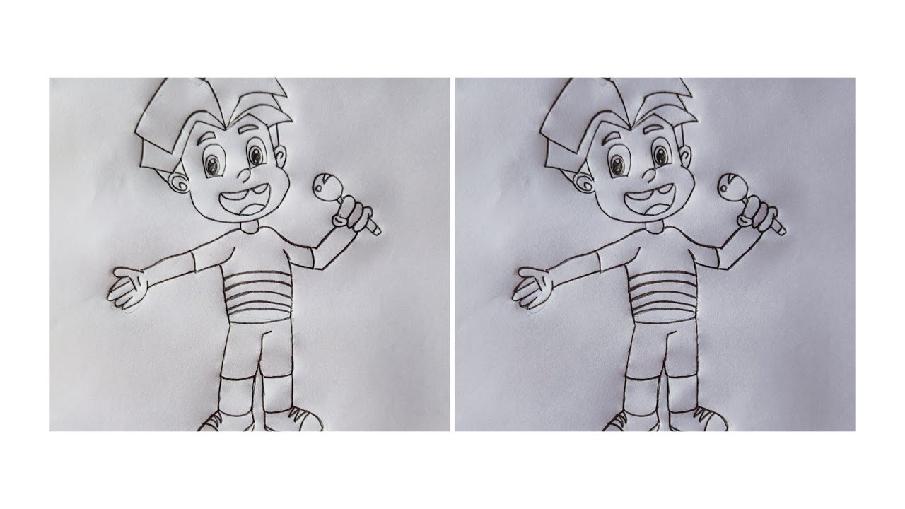 How To Draw A Titoo Cartoon,,,, Easy Cartoon Drawing 🥰 - YouTube