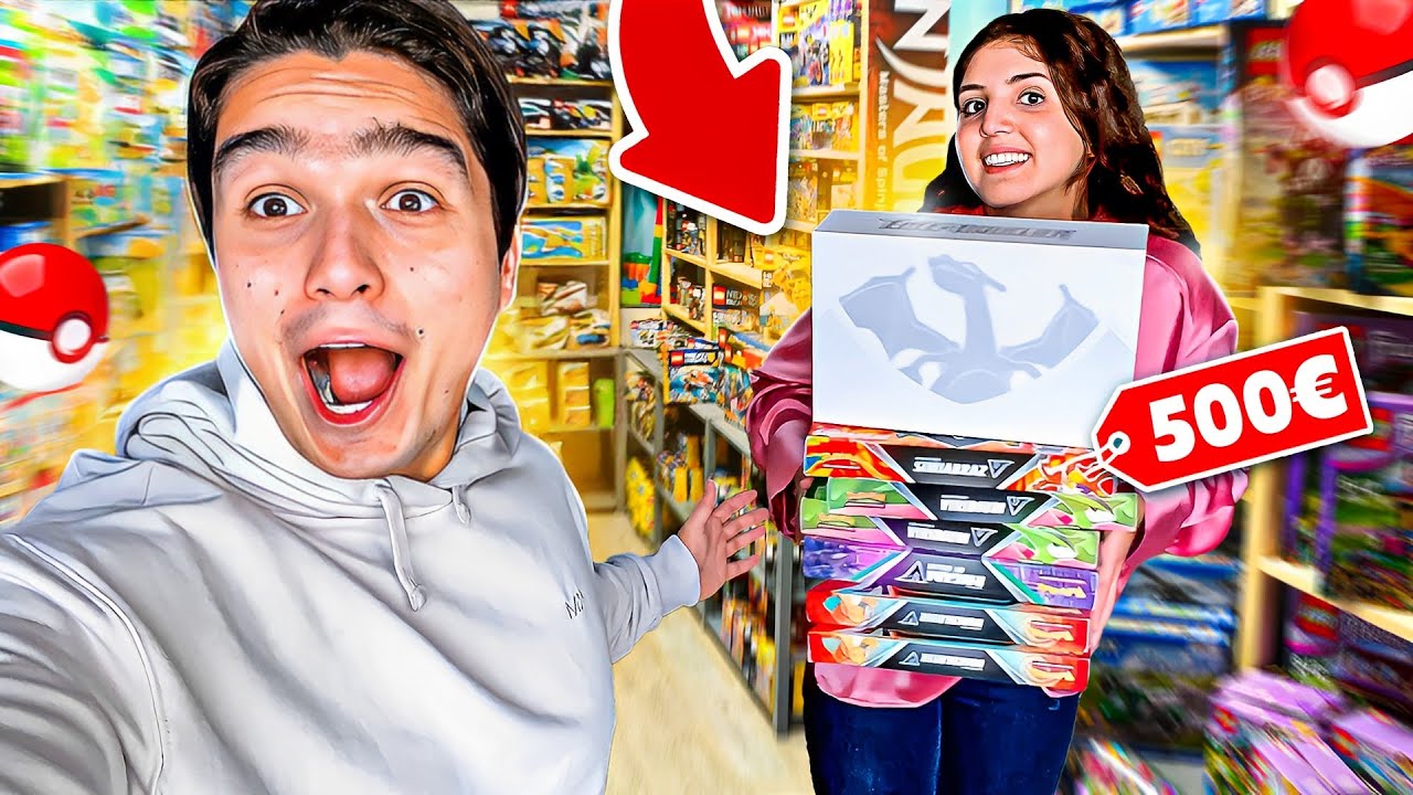 MA COPINE ACHÈTE 500€ DE CARTES POKEMON ! - YouTube