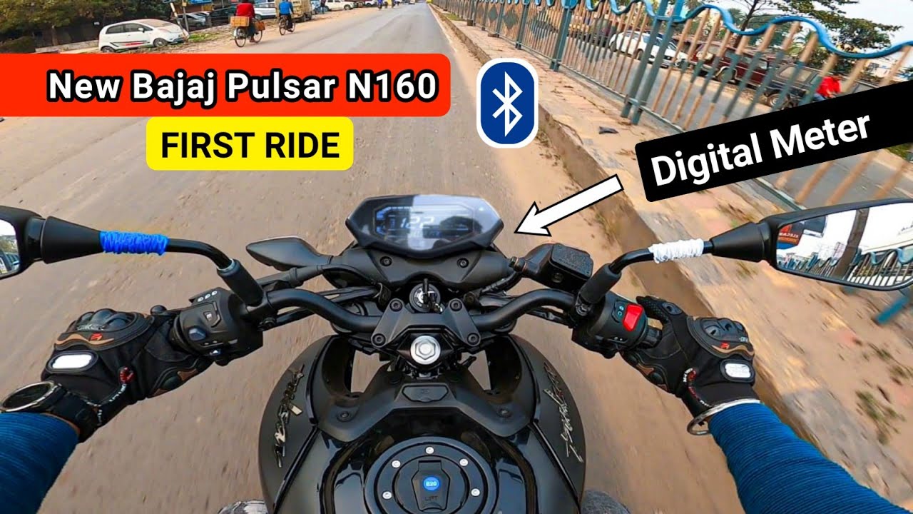 Finally 😱 Bajaj Pulsar N160 Digital Meter Dual Disc Ride Review ...
