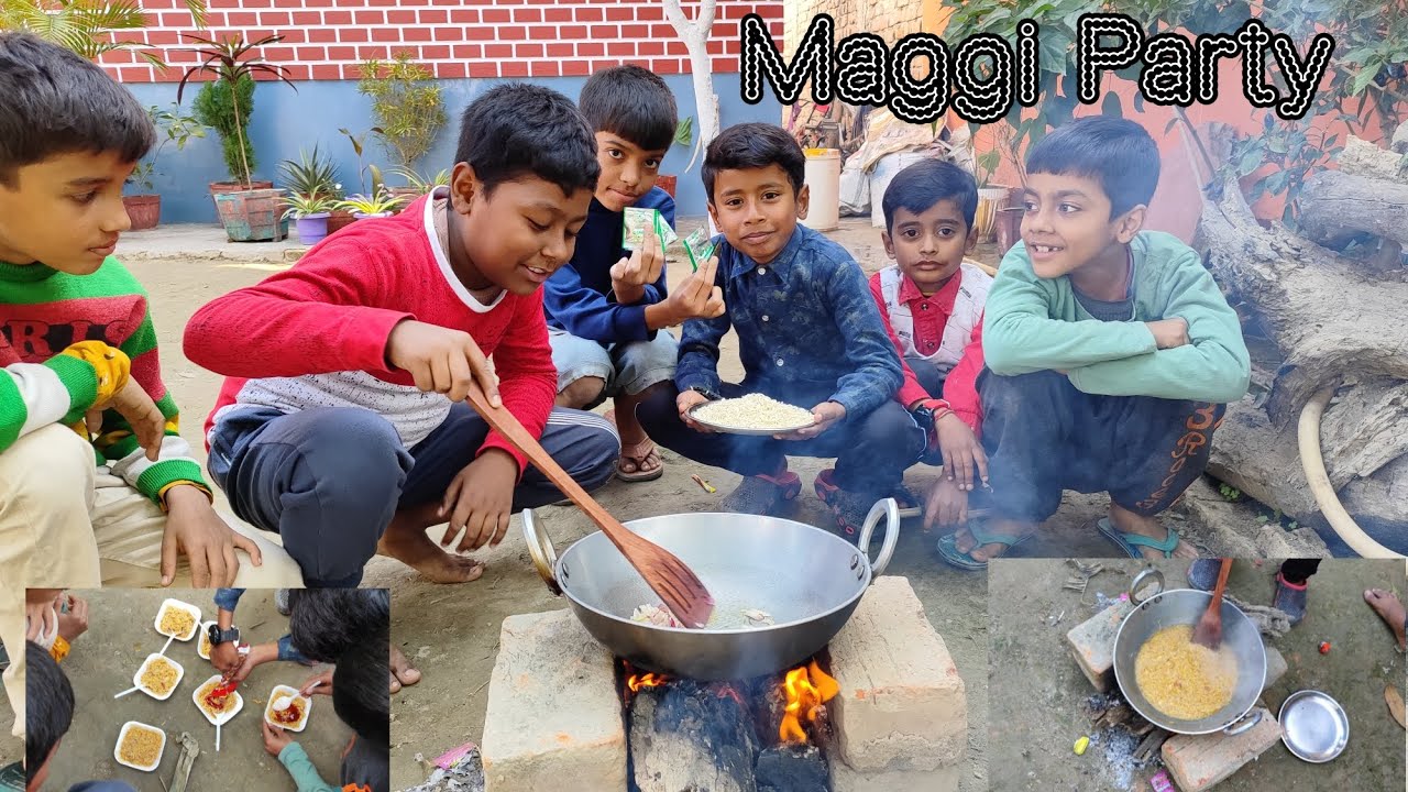 Christmas Pe Maggi Party🥳🥳🥳 - YouTube