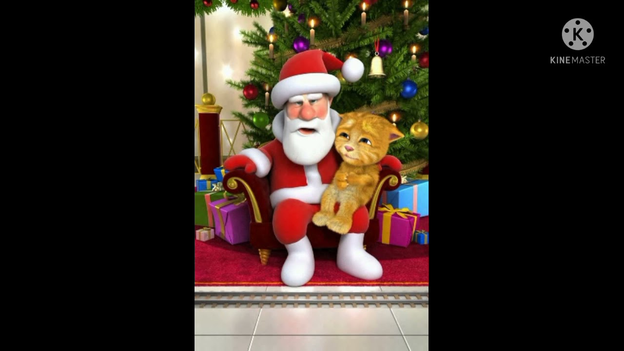 Talking Santa meets ginger effects - YouTube