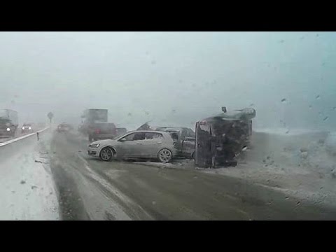 Eisenhower/Johnson Tunnel Multi-Car Pile-Up / Crash - YouTube