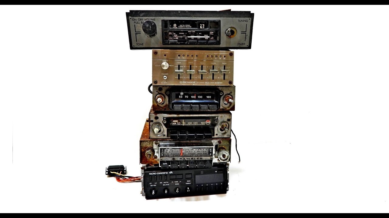 Rusty Car Radios Teardown and Resurrection Part 2 - YouTube