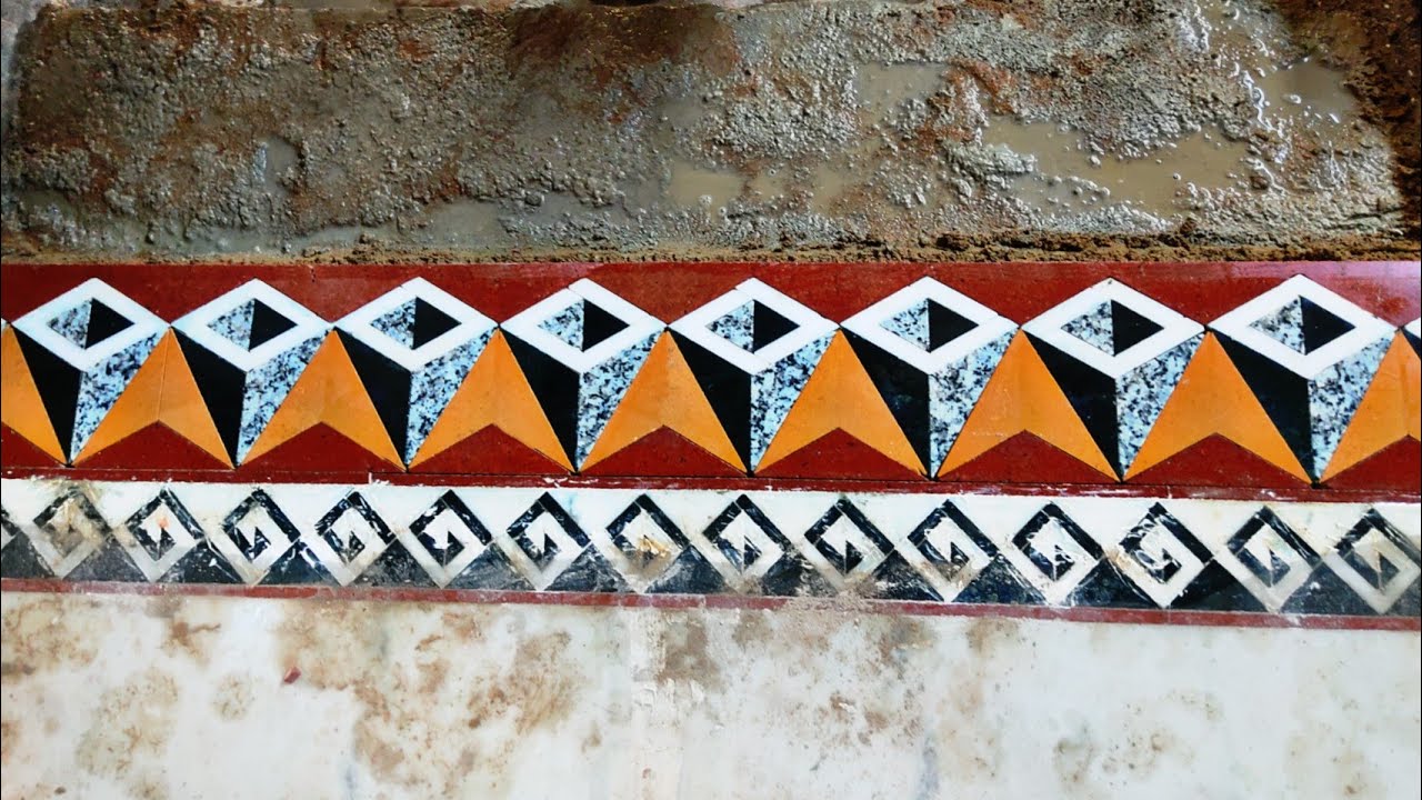 3D marble border design || New marble border design 2023 model ...