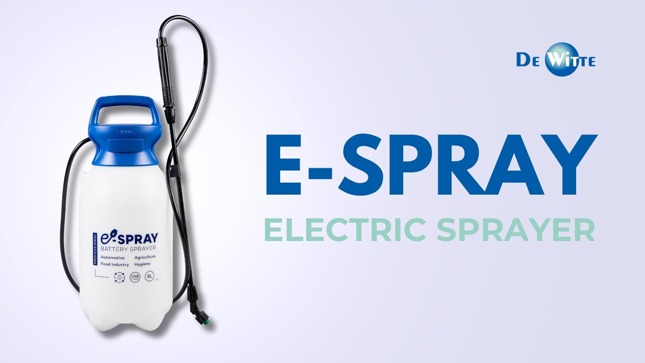 E-Spray 8L - electric sprayer - YouTube