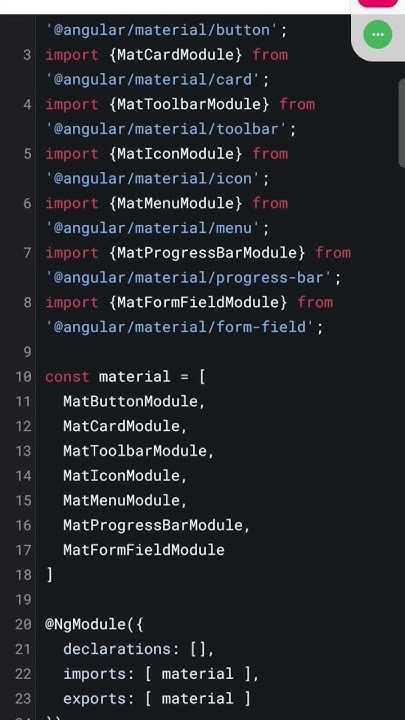 Angular Tutorial with #material #ui 👌👌👌👌 | #shorts #viral #ytshorts #angular | Dz Coding ...