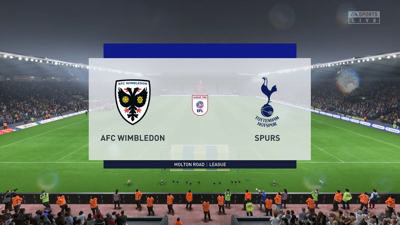 FIFA 23 Spurs Vs AFC Wimbledon - EFL League Two #7 - YouTube