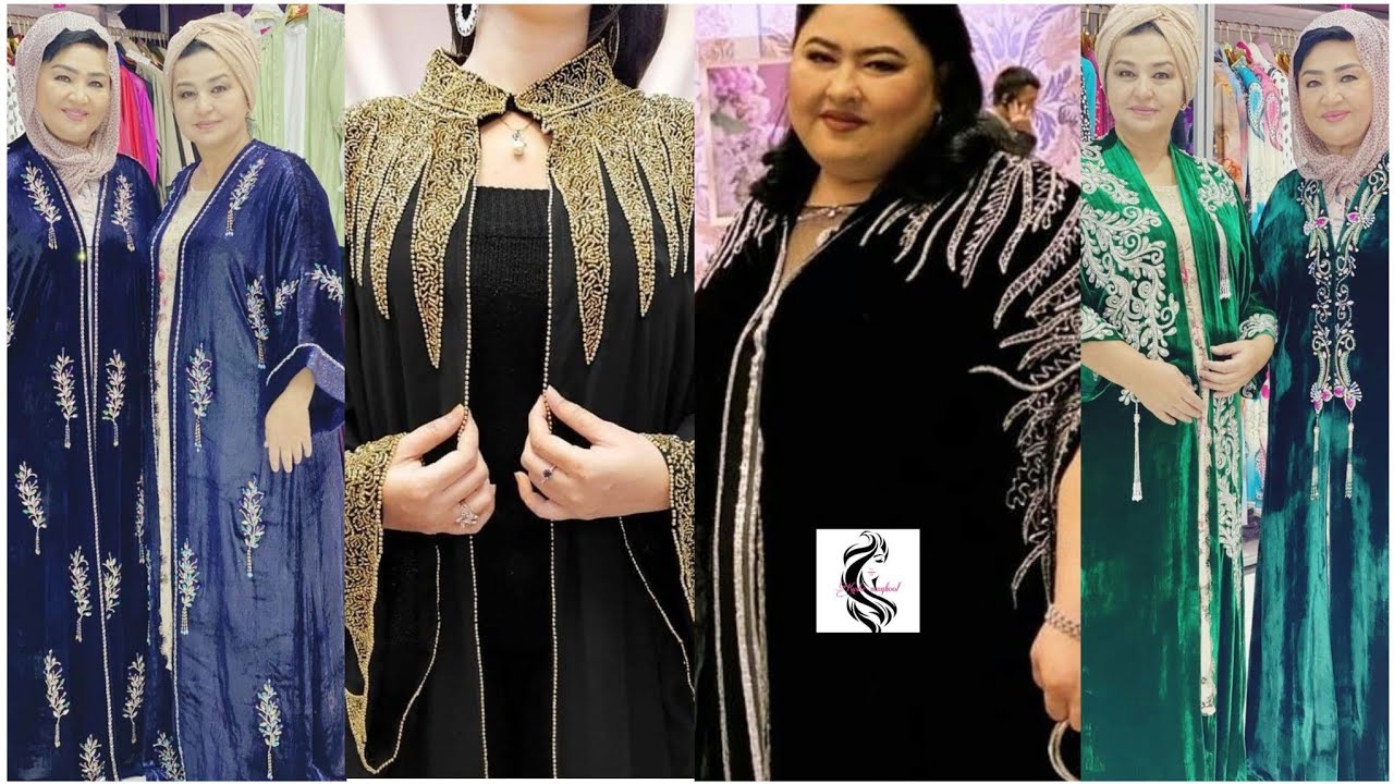 Plus size Most Ravishing beautiful fancy Gown & Abaya designs and ...