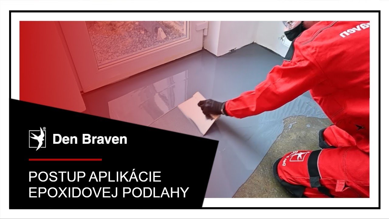 Postup aplikácie epoxidovej podlahy EPOXIN | Den Braven - YouTube