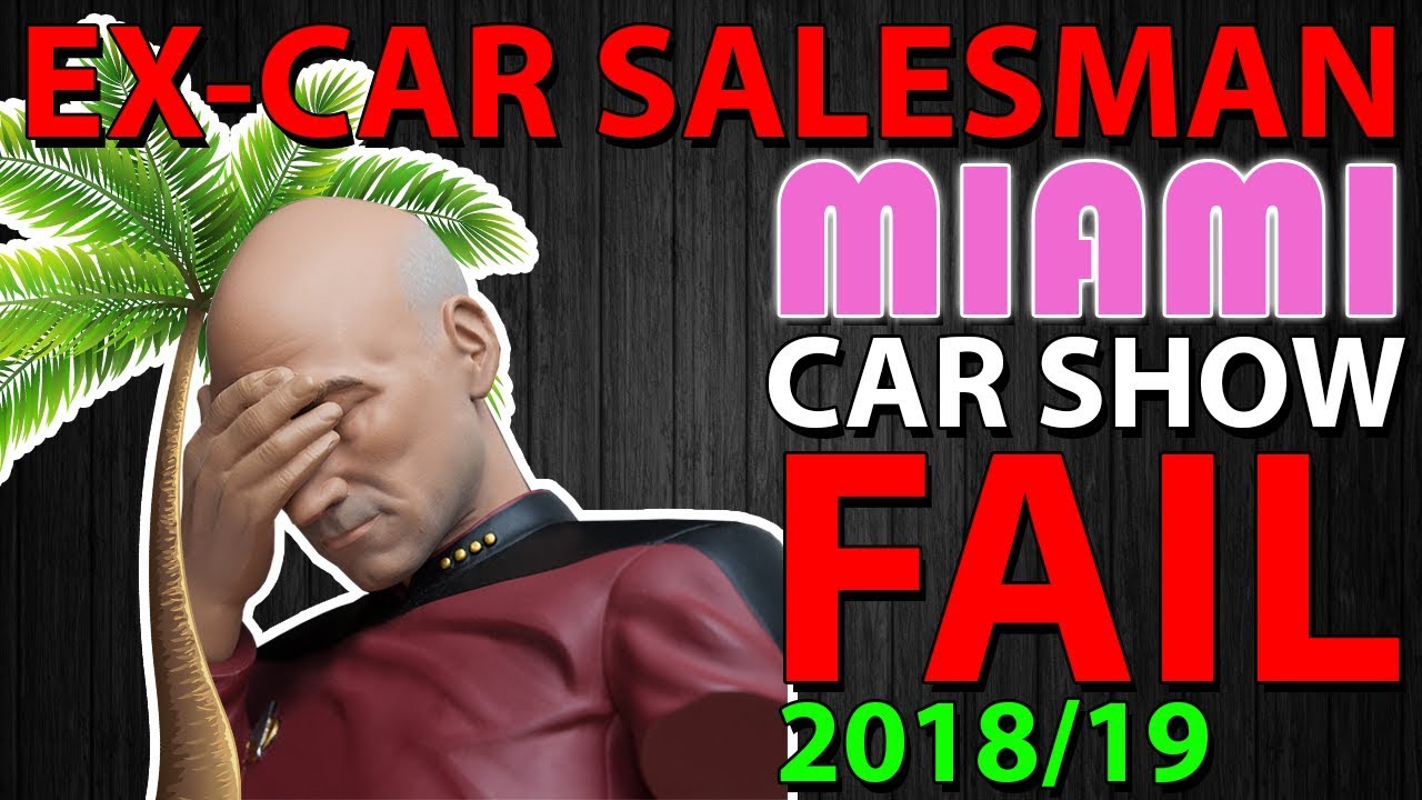 Miami Auto Show FAIL(2018) - YouTube