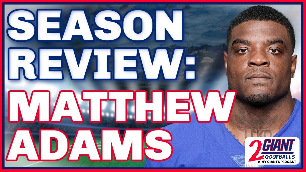 Should the Giants Bring Back Matthew Adams in 2025? - YouTube