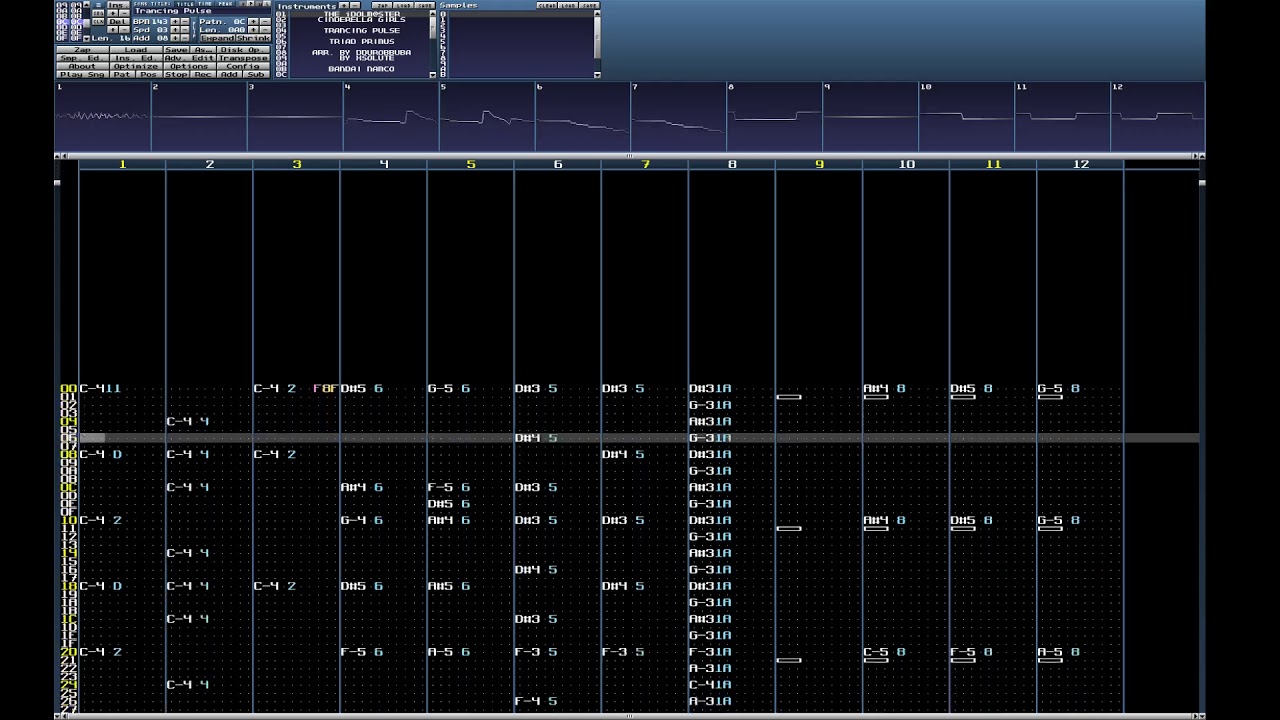 New) Trancing Pulse 8-bit Version - Tracker Capture - YouTube