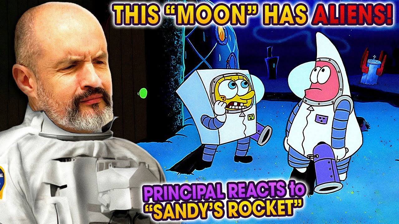School Principal Reacts to SpongeBob SquarePants S1E8 - "Sandy's Rocket ...