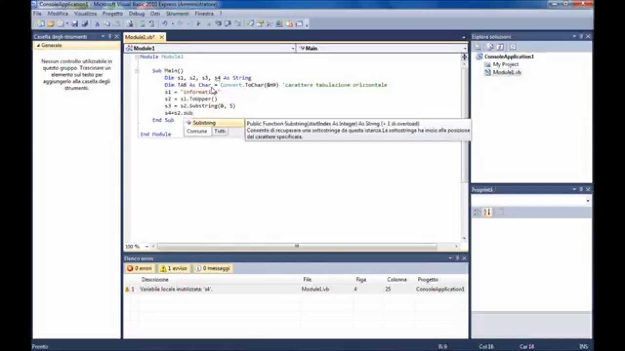 Console Visual Basic - Tutorial 3 - YouTube
