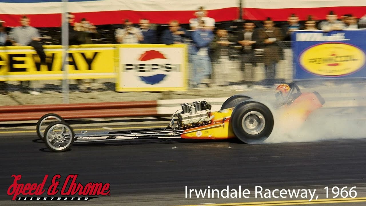 Irwindale Raceway,1966 - Speed & Chrome Illustrated Magazine - YouTube