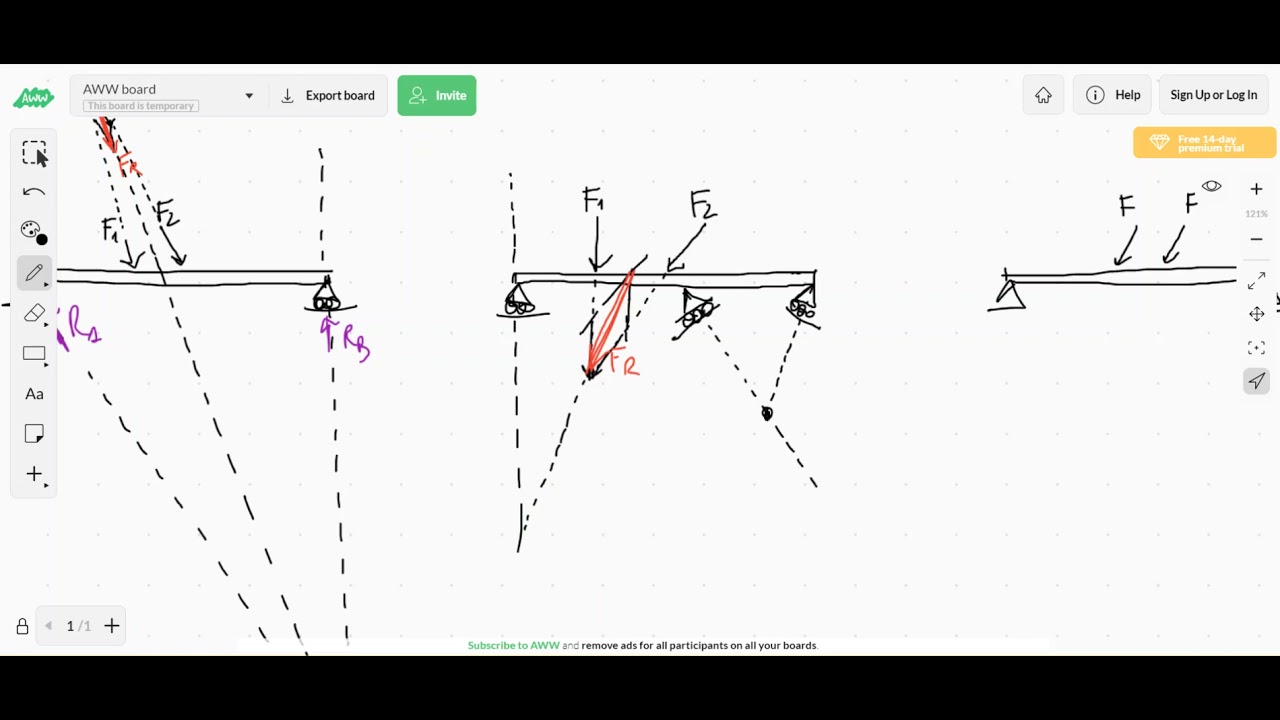 Estructuras UGR Cálculo de reacciones mediante estática gráfica - YouTube