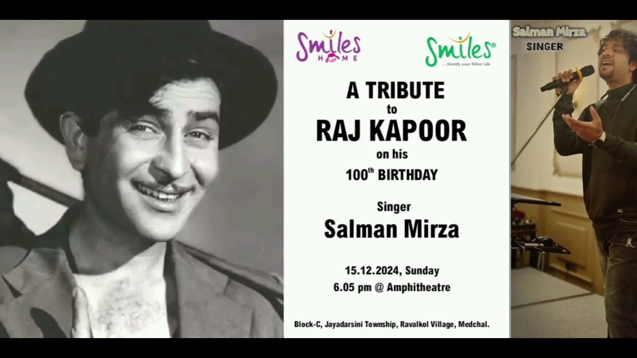 100 years Of Raj Kapoor Birthday Celebration 🎉|| Salman Mirza ...