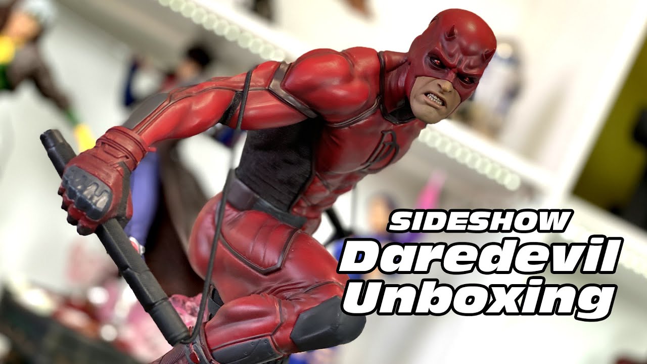 Unboxing the Sideshow Daredevil Premium Format Exclusive! - YouTube