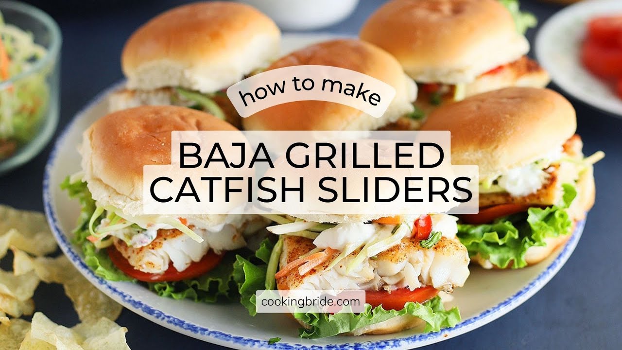 Easy Grilled Catfish Sliders with Creamy Lime Sauce - YouTube